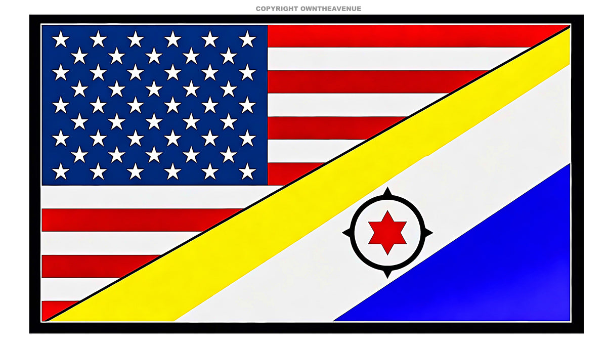 USA American Bonaire Islands World Flag Country Vinyl Sticker Decal 3.5 ...