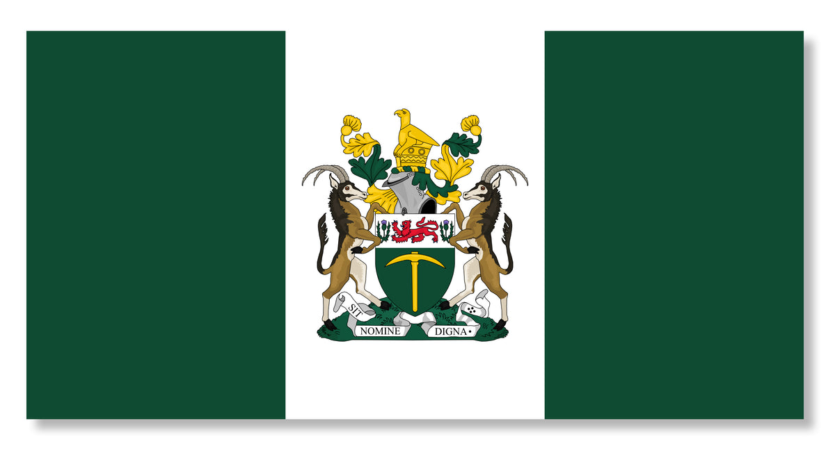 Rhodesia Rhodesian World Country Flag Vinyl Sticker Decal 4" | OwnTheAvenue