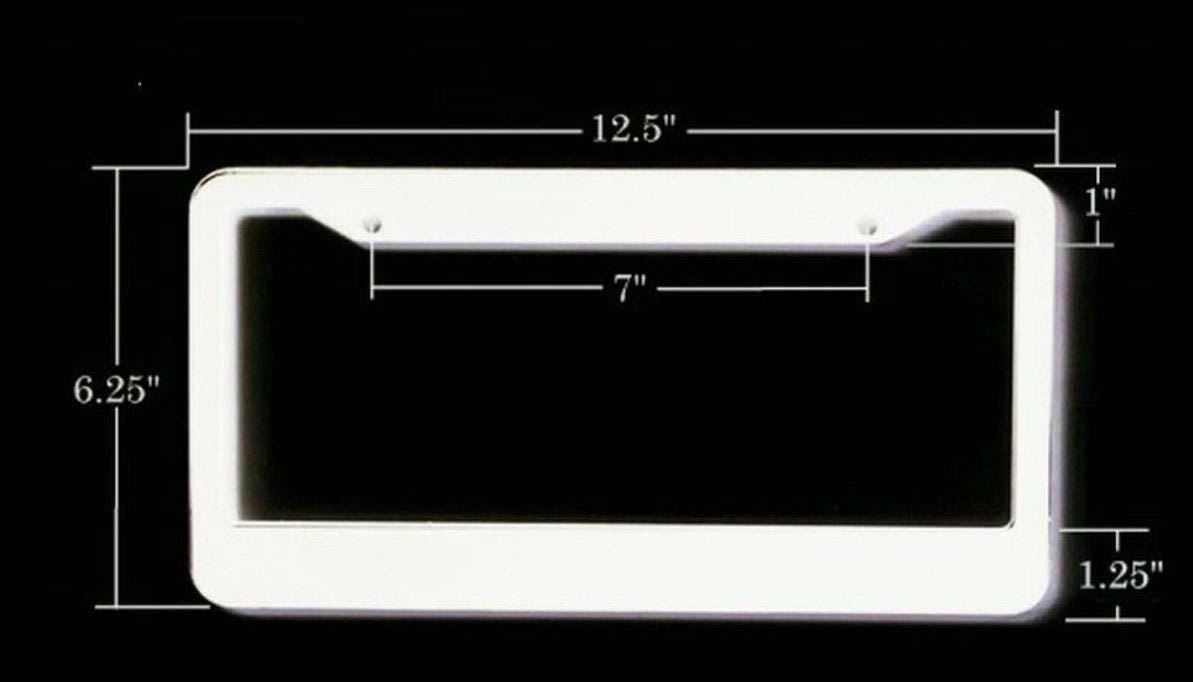 JDM Street Racing Tuner Drifting Funny White License Plate Frame Black ...