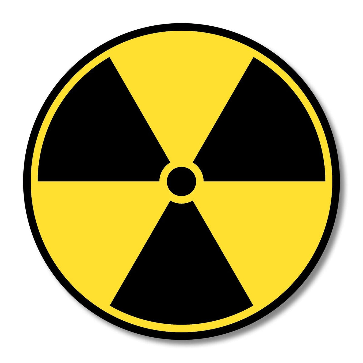 Nuke Radioactive Nuclear Radiation Warning Symbol Logo Vinyl Decal ...