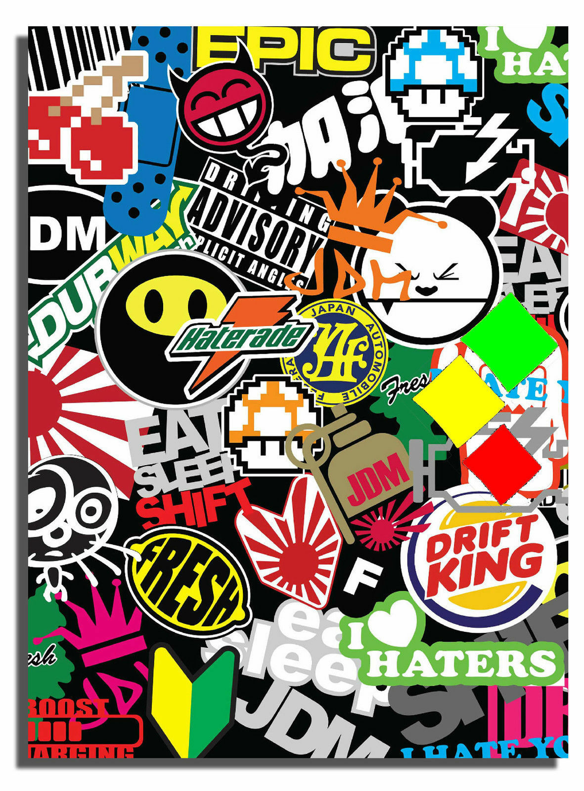 Jdm Sticker Bomb Wallpaper