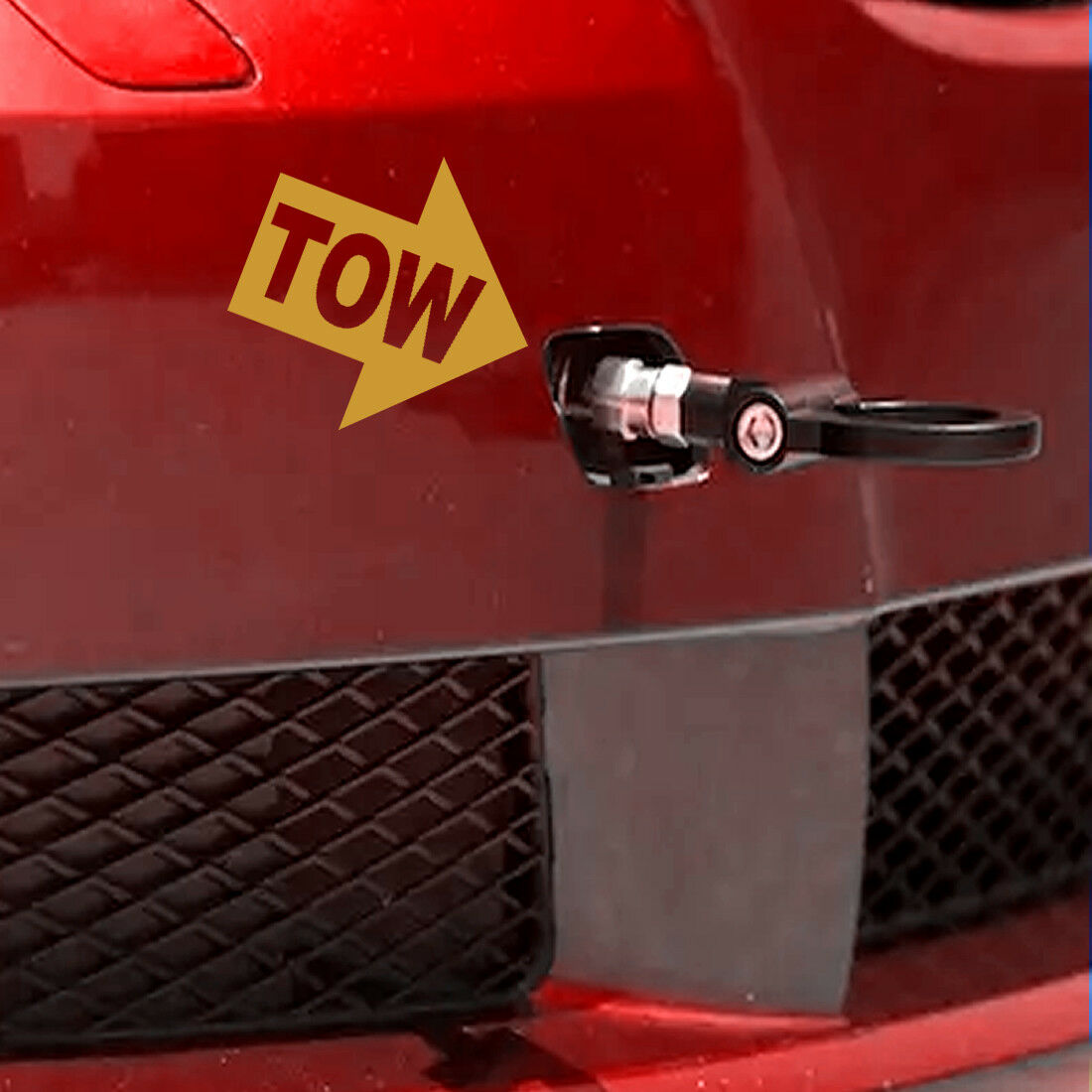 Tow Hook Arrow Vinyl Decal Stickers JDM Trend Race Drift Track Cars